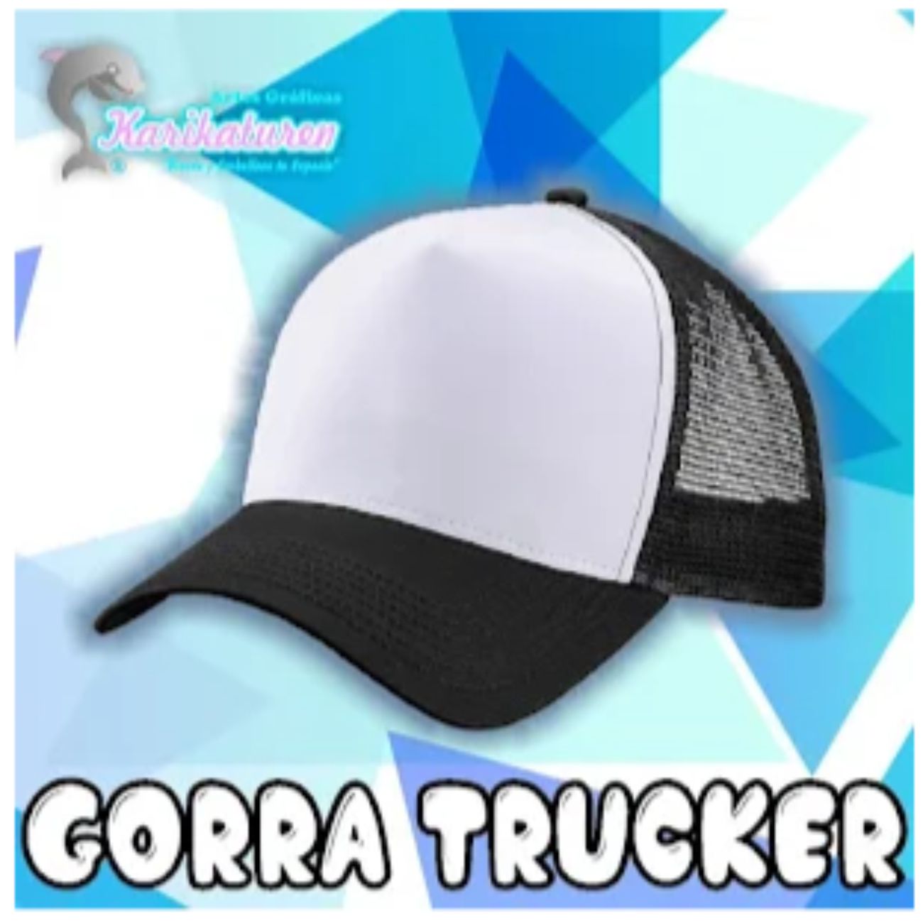 Gorra Trucker sin sublimar. CorreosClic