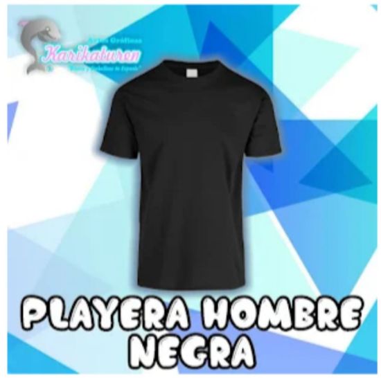 Playera para Hombre sin sublimar. CorreosClic